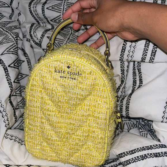 kate spade | Bags | Mini Yellow Kate Spade Backpack | Poshmark
